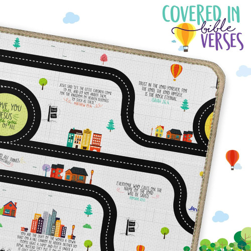 Snagshout | Christian Baby Play Mat, 79 x 71 x 0.8 Inches, Waterproof ...